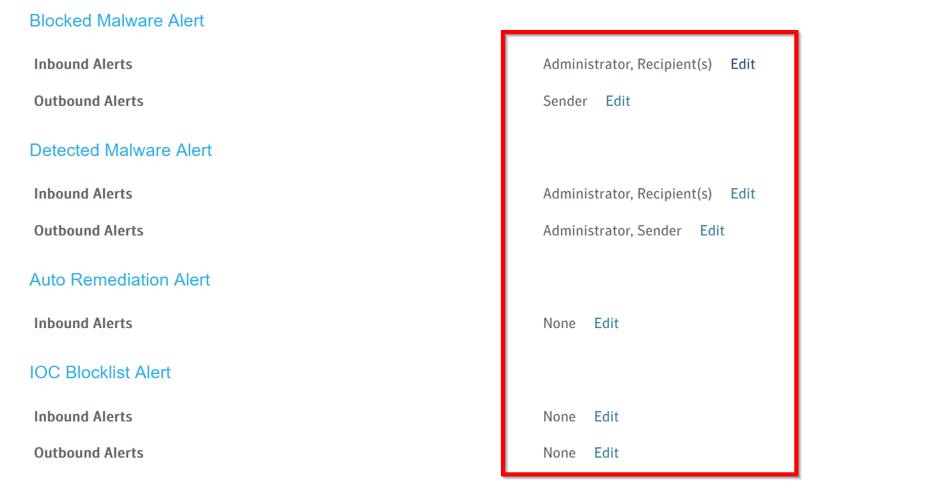an example of an edited alerts is below
